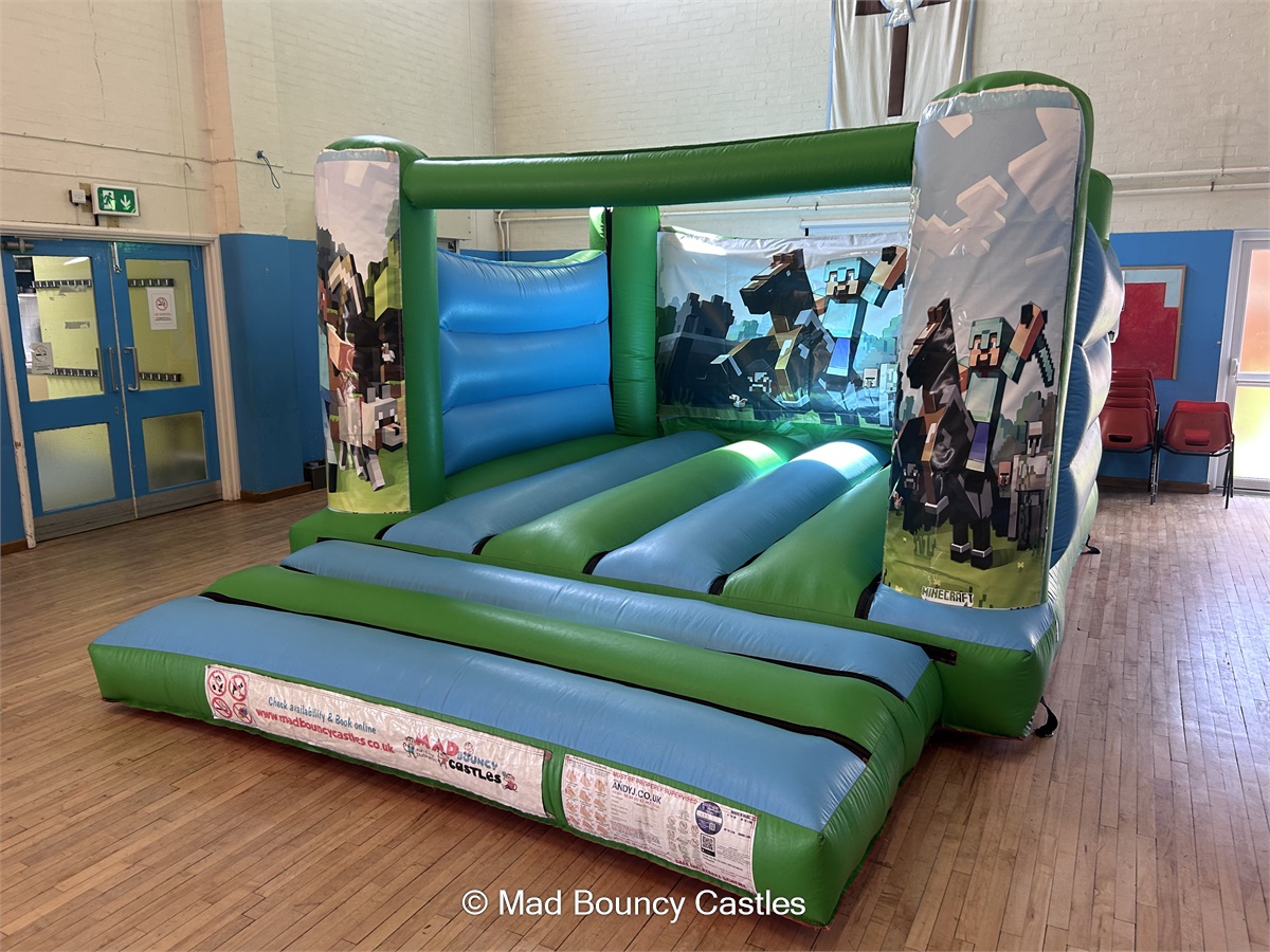 Minecraft Bouncy Castle Hire Northampton