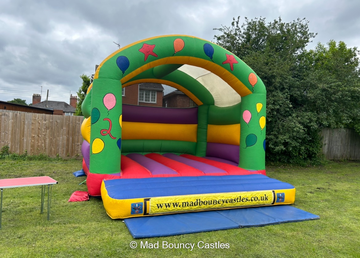 Mega Bouncer setup and ready for some fun ⚽️🦆. - Bouncy Castle Hire ...